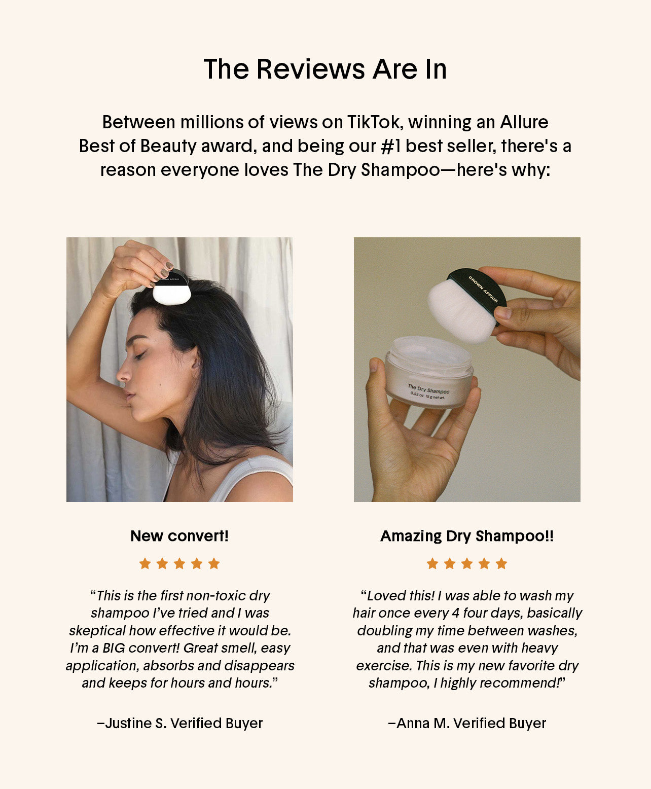 The Dry Shampoo – Crown Affair